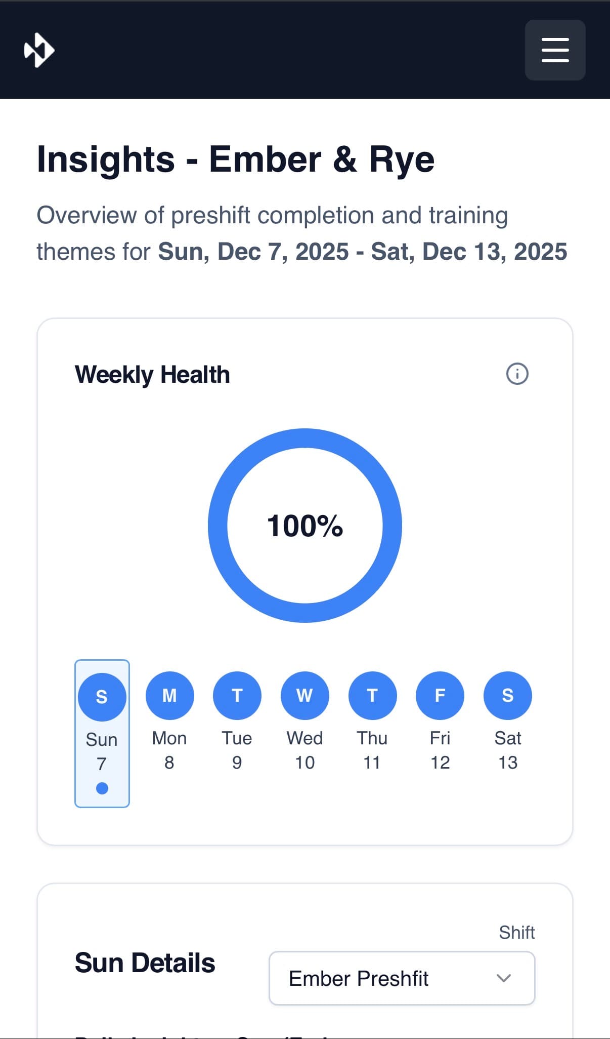 Preshift - Daily Briefing App for Hospitality Teams